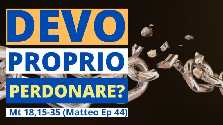 Perdonare non è facile ma è necessario – Oggi in Cristo